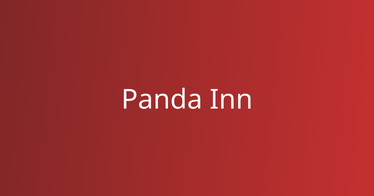 Order Authentic Chinese Online | Panda Inn - Pickup Available